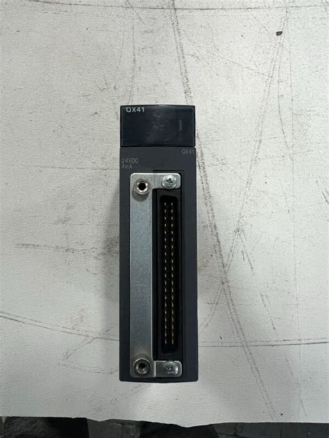 Used Mitsubishi Electric Qx41 Plc Input And Output Modules Igam0520096