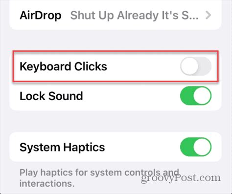 How To Turn Off Typing Sound On An IPhone