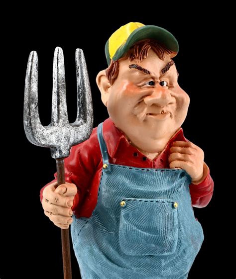 Funny Jobs Figur - Bauer mit Mistgabel | www.figuren-shop.de