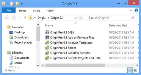 Origin Pro 9 1 Installation Instructions Origin Pro 9 1 Installation Instructions