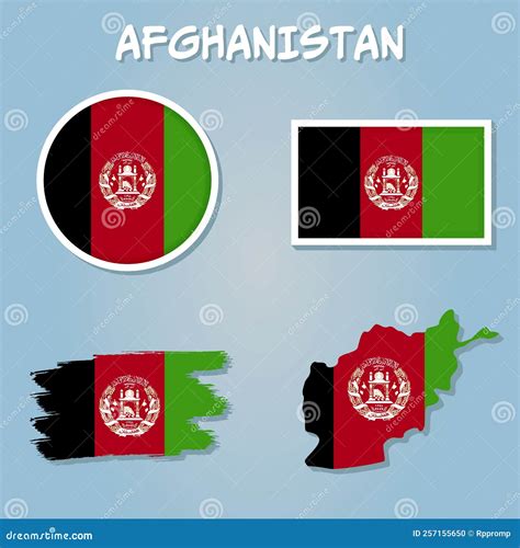 Afghanistan Map On A World Map With Flag And Map Pointer Vector