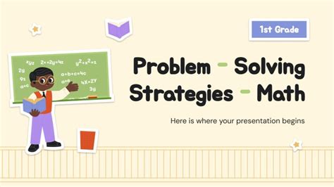 Problem Solving Strategies Math 1st Grade