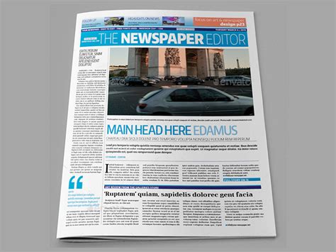 440 Newspaper Designs Ideas Newspaper Design Newspaper Newspaper Layout