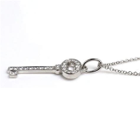 Tiffany And Co Jewelry Tiffany Vintage Oval Key Necklace Diamond