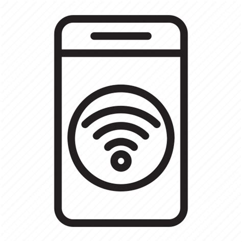 Smartphone Mobile Of Ui Hotspot Wifi Icon Download On Iconfinder