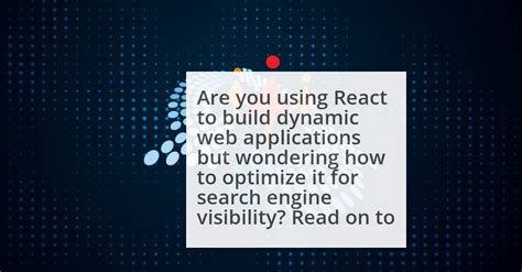 React Jobs On Linkedin Optimizing React For Search Engines Proven Seo Strategies And Best