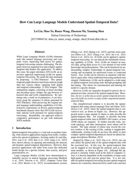 llm to sptial temporal data pdf time series computational
