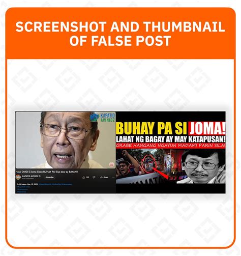 Fact Check Cpp Founder Joma Sison Is Already Dead Contrary To Claims