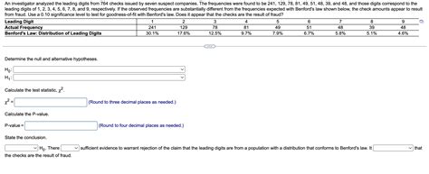 solved determine the null and alternative hypotheses h0