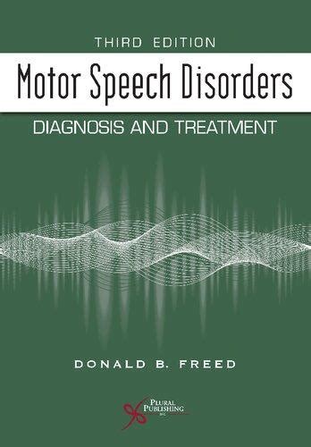Motor Speech Disorders Diagnosis And Treatment Auckoo Store