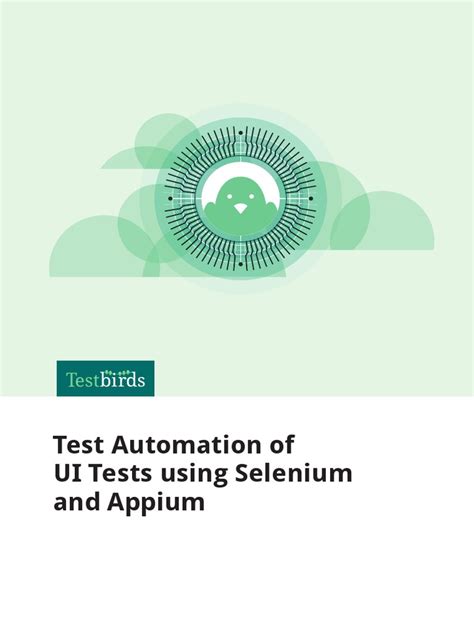 Test Automation Of Ui Tests Using Selenium And Appium Pdf Selenium Software Software