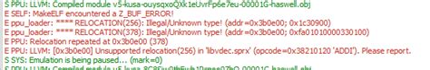 Seemingly Important LLVM Error During Firmware Cache Re Creation Issue RPCS Rpcs