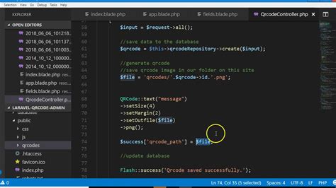 Qrcode Tutorial 17 Create Qrcode Path Laravel 56 Full Project Course