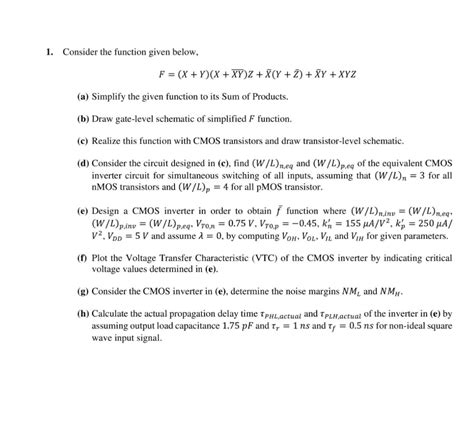Solved 1 Consider The Function Given Below F X Yx