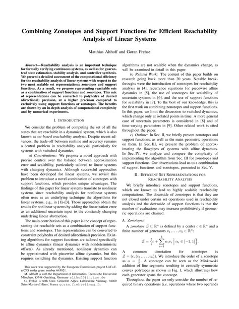 pdf combining zonotopes and support functions for efficient