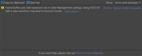 Frame Buffer Uses View Transform Set In Color Management Settings