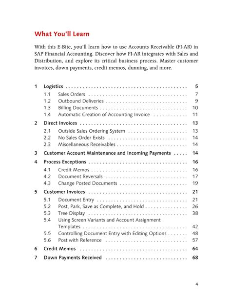 solution accounts receivable in sap fi ar tasks and transactions