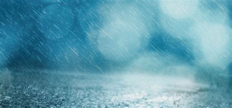 Blue Rain Ripple Background Blue Rainwater Ripple Background Image