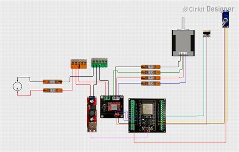 Esp32 Controlled Stepper And Servo Motor System With A4988 Driver And