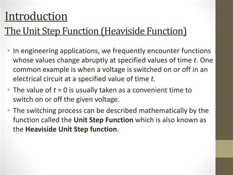 Heavisides Function Pptx