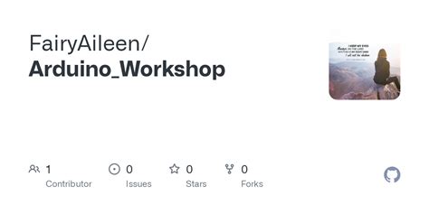 Arduino Workshop Sample Code Only At Main Fairyaileen Arduino Workshop Github