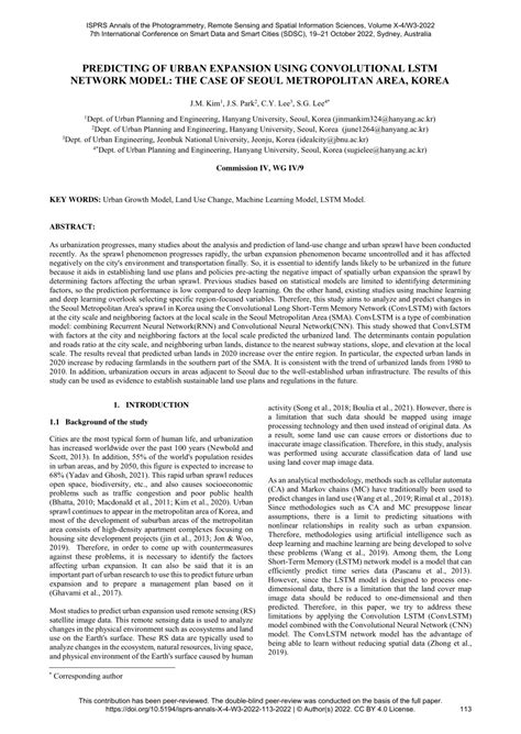 Pdf Predicting Of Urban Expansion Using Convolutional Lstm Network