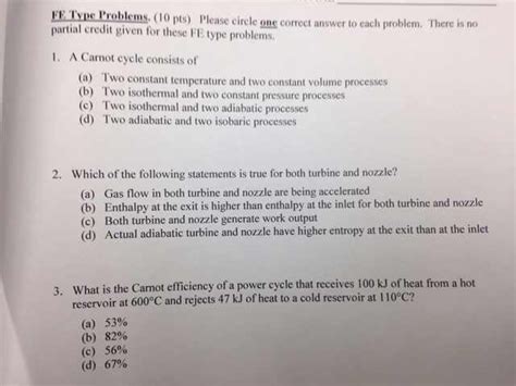solved please circle one correct answer to each problem