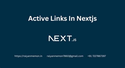 active links in nextjs custom styling on the active link is… by