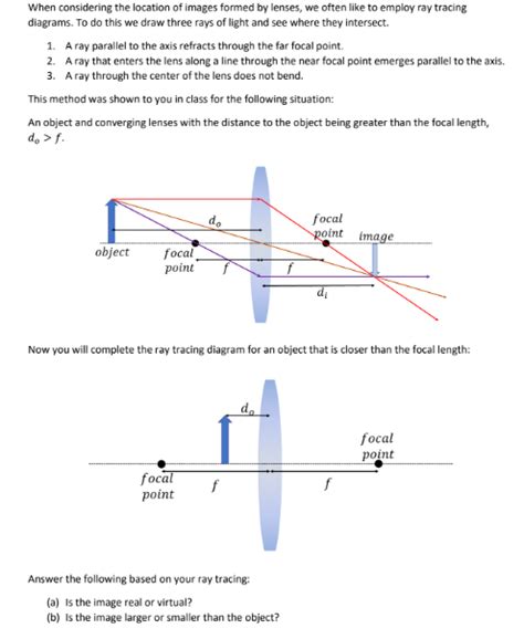 Answered Now You Will Complete The Ray Tracing… Bartleby