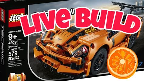 Lego Technic Corvette Zr Live Build Youtube