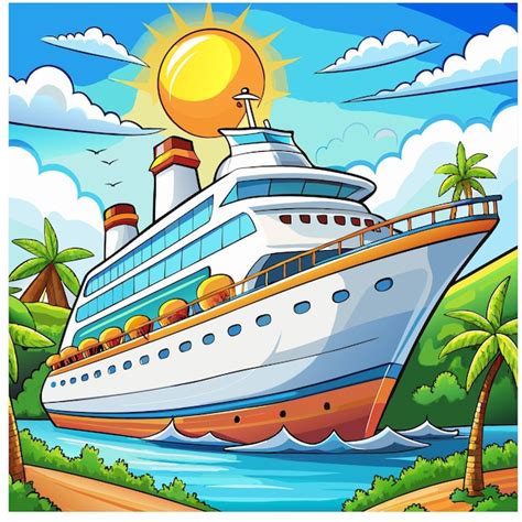Free Cartoon Cruise Ship Clip Art Download Free Cartoon Cruise Ship