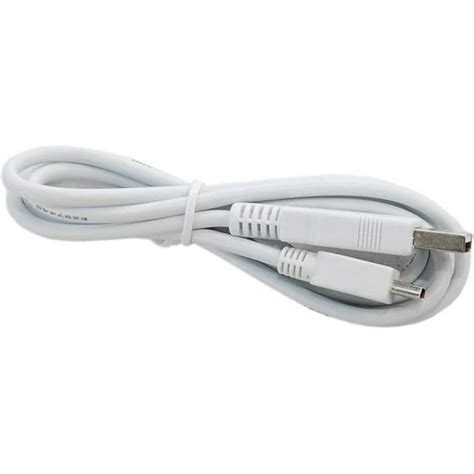 Hqrp Usb Charging Cable White For Pdp Afterglow Prismatic Wireless Headset Pdp Afterglow