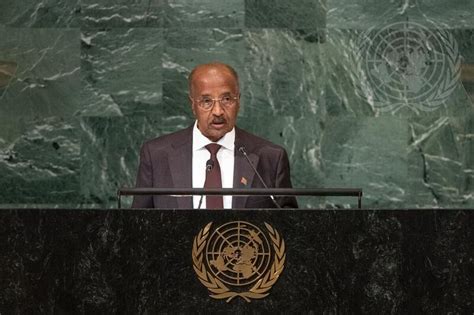 Foreign Minister Of Eritrea Addresses General Assembly Debate Un Photo