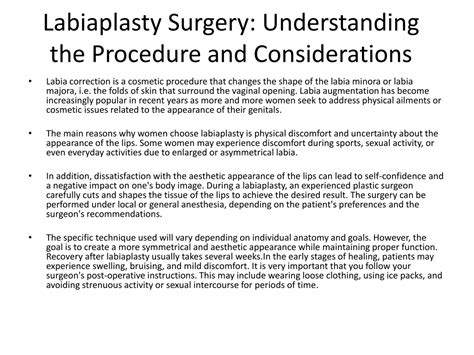 Ppt Labiaplasty Surgery In Dubai Powerpoint Presentation Free