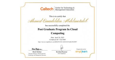Caltech Center For Technology And Management Education Caltech Ctme