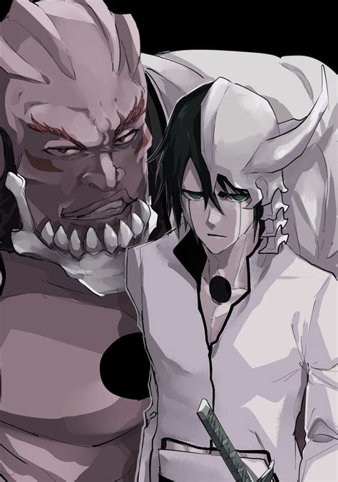 Ulquiorra Cifer And Yammy Llargo Bleach Drawn By Hishuiprpr Danbooru