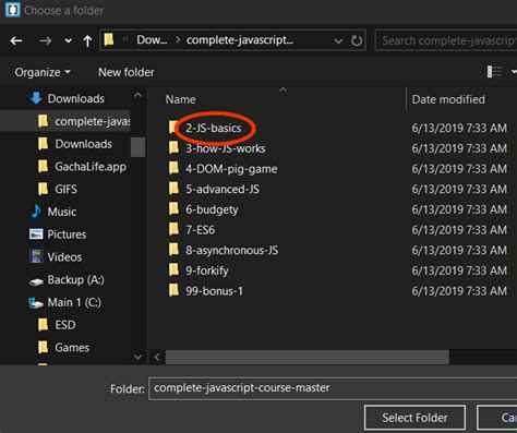 Cannot Open File And HTML Doesn T Work Issue Jonasschmedtmann Complete Javascript Course