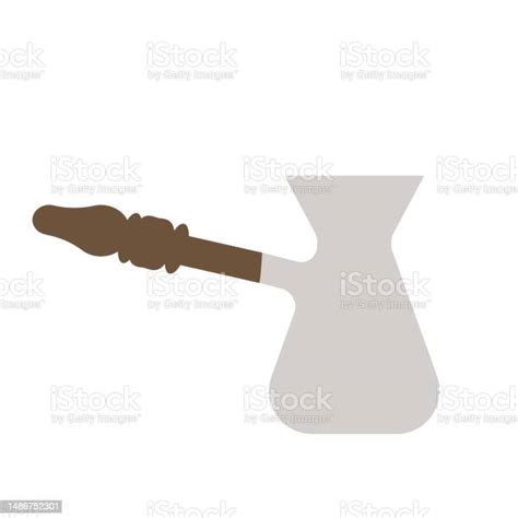 에스프레소를 위한 Cezve 커피 원두를 그라인더 플랫 벡터 그림입니다 커피숍 패스트리 베이커리 메뉴 커버 특별 제안 디자인을