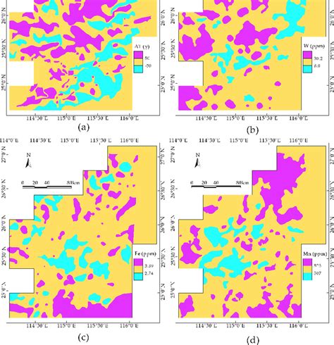 Geophysical And Geochemical Anomalies Used For Weights Of Evidence