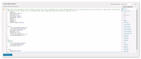 Hojas de estilo CSS cómo personalizarlas en WordPress