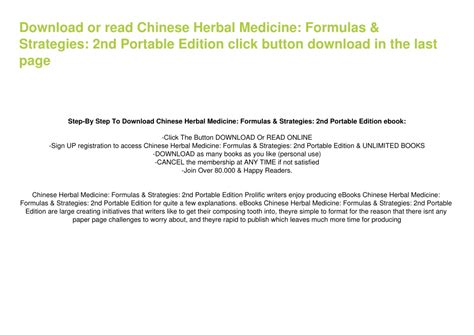 Ppt Read Epub Chinese Herbal Medicine Formulas And Strategies 2nd Portable E Powerpoint