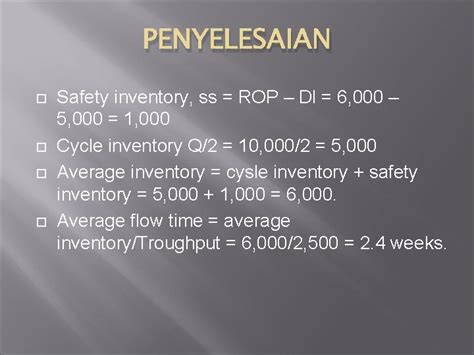 Ketidakpastian Dalam Mengelola Supply Chain Safety Inventory Sefety