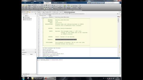 Barcodes Erzeugen Und Lesen Mit Matlab Youtube