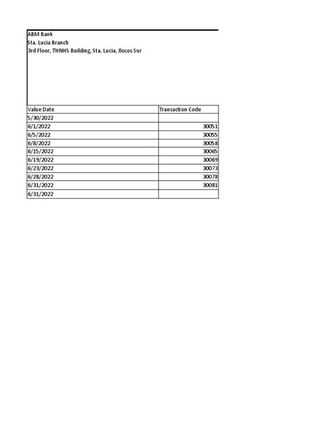 Bank Statement Activity Pdf