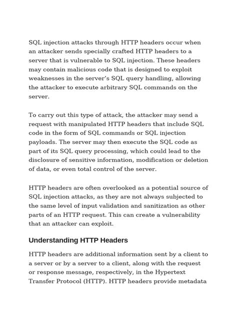 Understanding Headers Pdf Sql Security Engineering