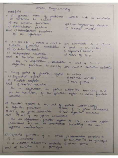 Linear Programming Problems Assignment Pdf