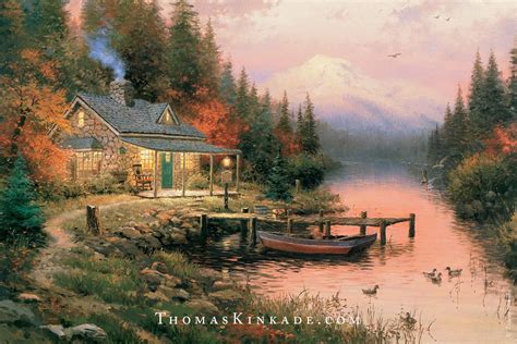 9 Thomas Kinkade Cabins Ideas Thomas Kinkade Thomas Kinkade