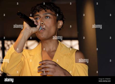 Montevrain France 29th Nov 2023 A Guest Sings During The Fourchette