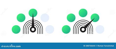 Speed Indicator Sign Risk Gauge Scale Dial Indicator Stock Illustration Illustration Of Sign