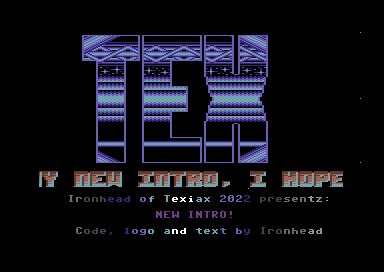 CSDb New Intro By Texiax 1989 CSDb New Intro By Texiax 1989